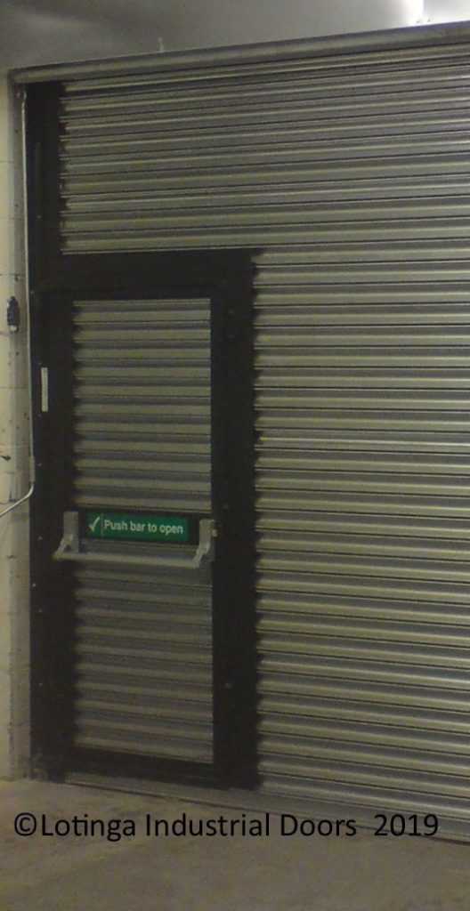 Industrial Wicket Gates - Integral Personnel Wicket Doors