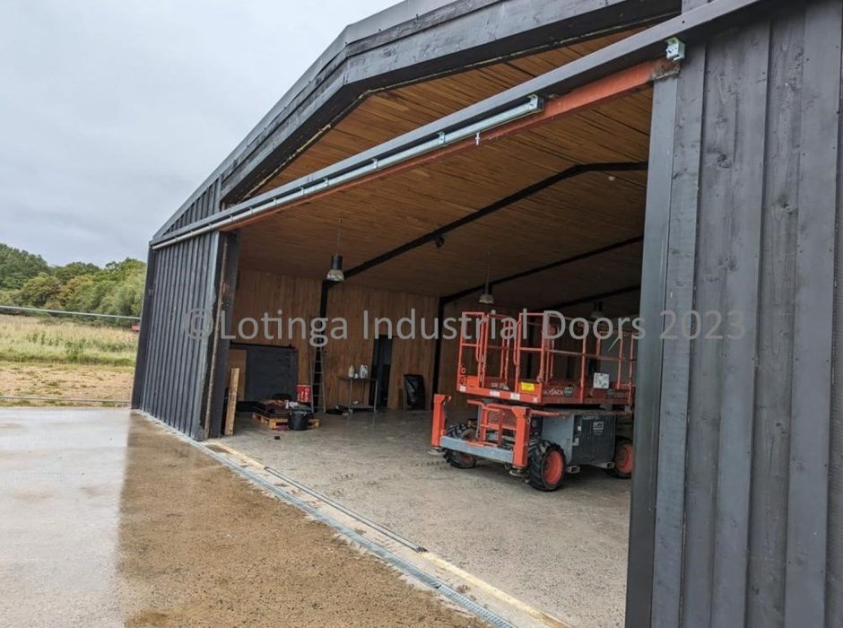 Sliding Barn Door Project - Steel Doors - West Sussex