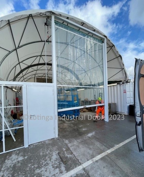 Temporary PVC Door - Personnel Door - Speed Door - PVC Curtain